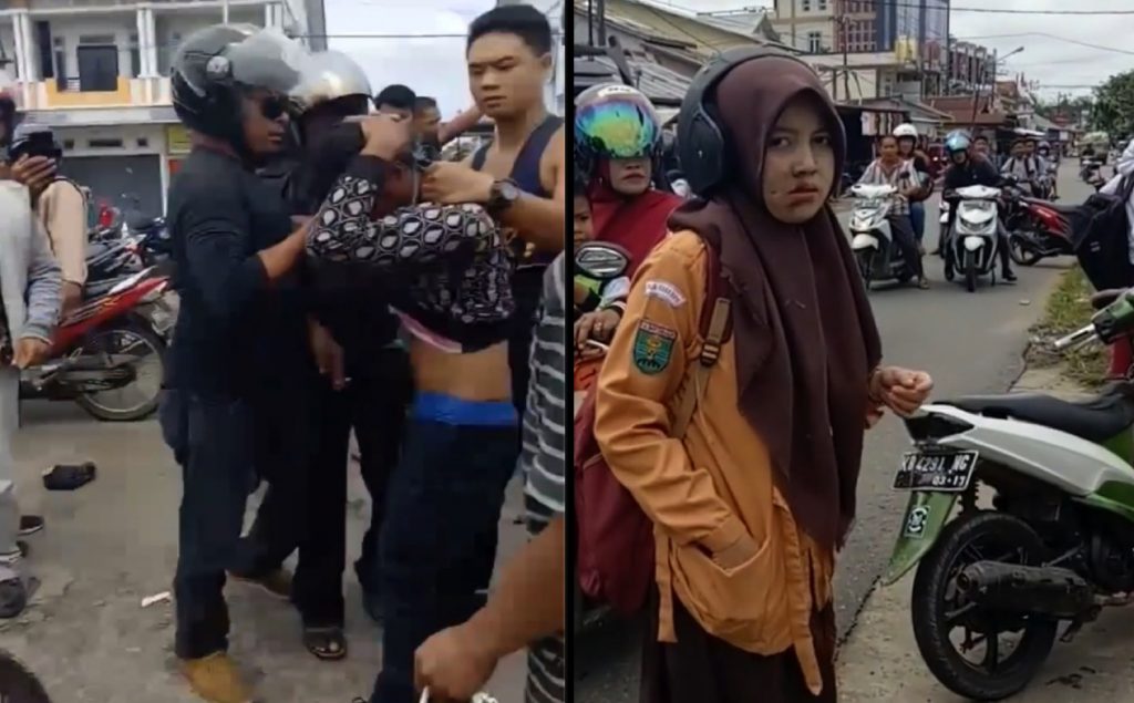 Kena Ragut Ketika Pergi ATM, Gadis Mengejar Dan Merempuh Peragut Sampai ...